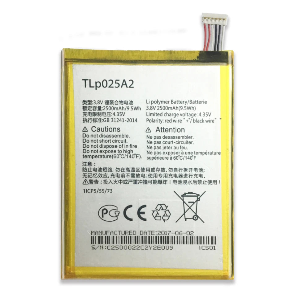 Genuine Battery TLp025A2 for BlackBerry Z3 2500mAh with 1 Year Warrant – The Black Store