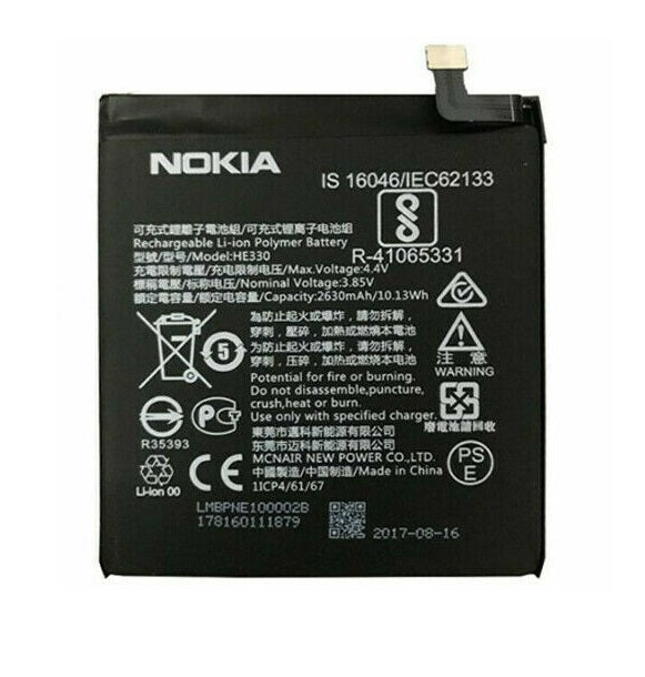 Genuine Battery HE330 for Nokia 3 Dual TA-1032 2630mAh with 1 Year War ...
