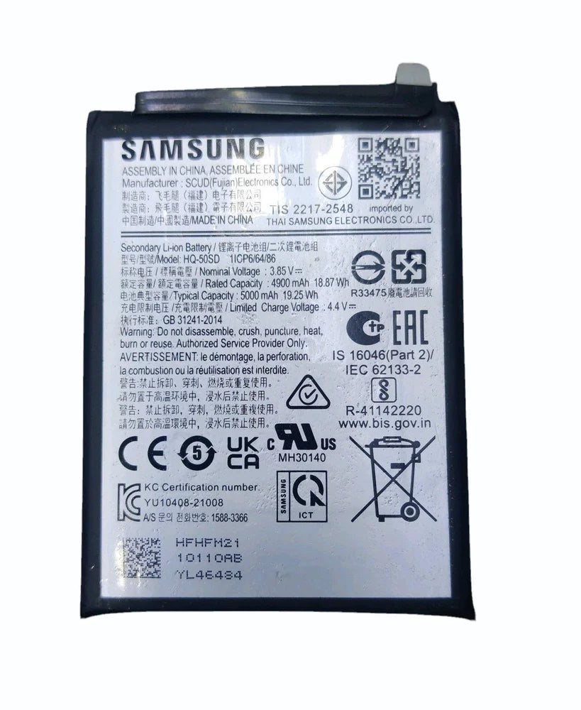 Genuine Battery HQ-50SD for Samsung Galaxy A03 5000mAh with 1 Year War ...