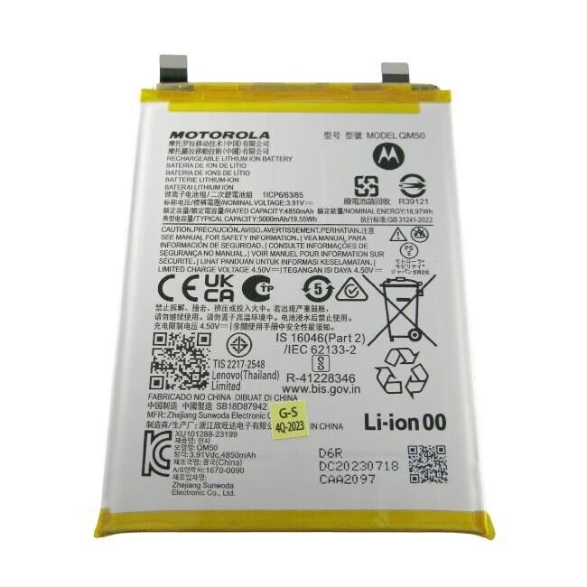 Genuine Battery QM50 for Motorola Edge 40 Neo 5000mAh with 12 Months W ...