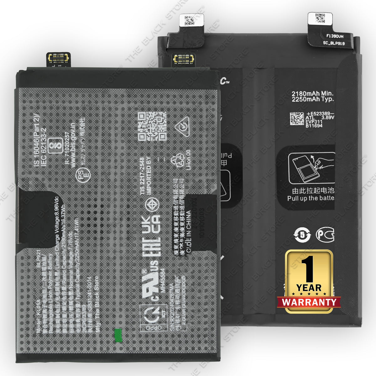 Genuine Battery BLP921 for OnePlus Ace PGKM10 4500mAh with 1 Year Warr ...